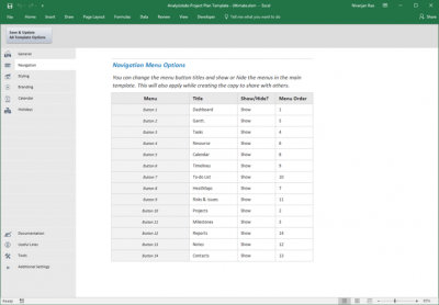 Advanced Project Plan & Portfolio Excel Template | Analysistabs® Pro