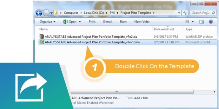 How to Open Template | Analysistabs® Pro