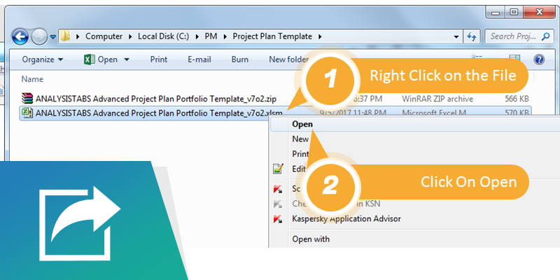How to Open Template | Analysistabs® Pro