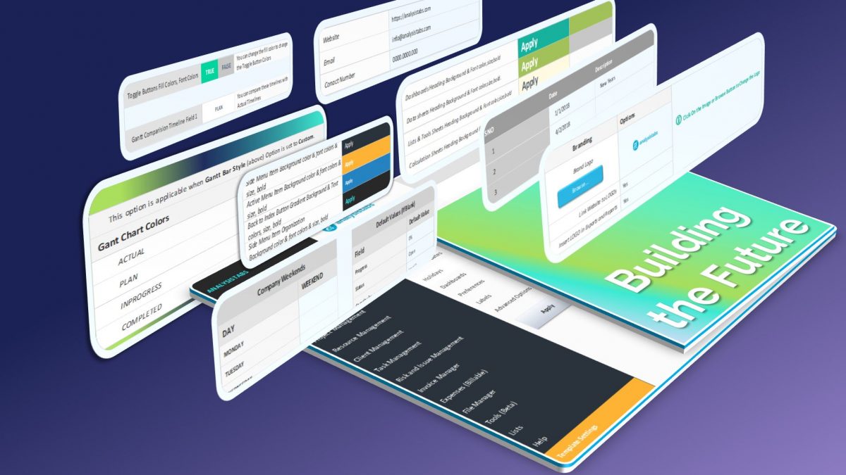 Ultimate Excel Project Management Template - Advanced Version | Analysistabs® Pro