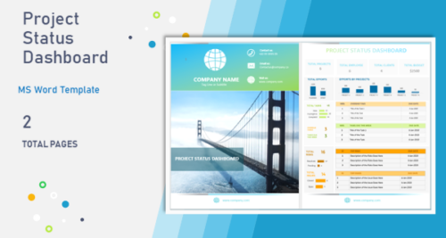 Project Management Dashboard Templates Pack | Analysistabs® Pro