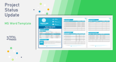 Project Status Template - Excel PPT Word | Analysistabs® Pro