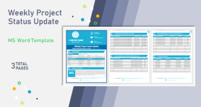 Project Status Template - Excel PPT Word | Analysistabs® Pro