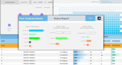 Project Plan Excel Templates | Analysistabs® Pro