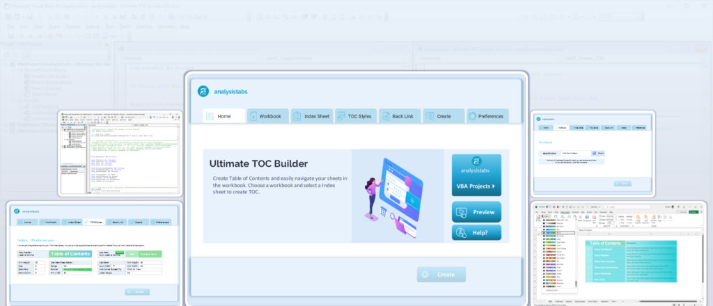 Ultimate TOC Builder - Excel VBA Project with Source Code